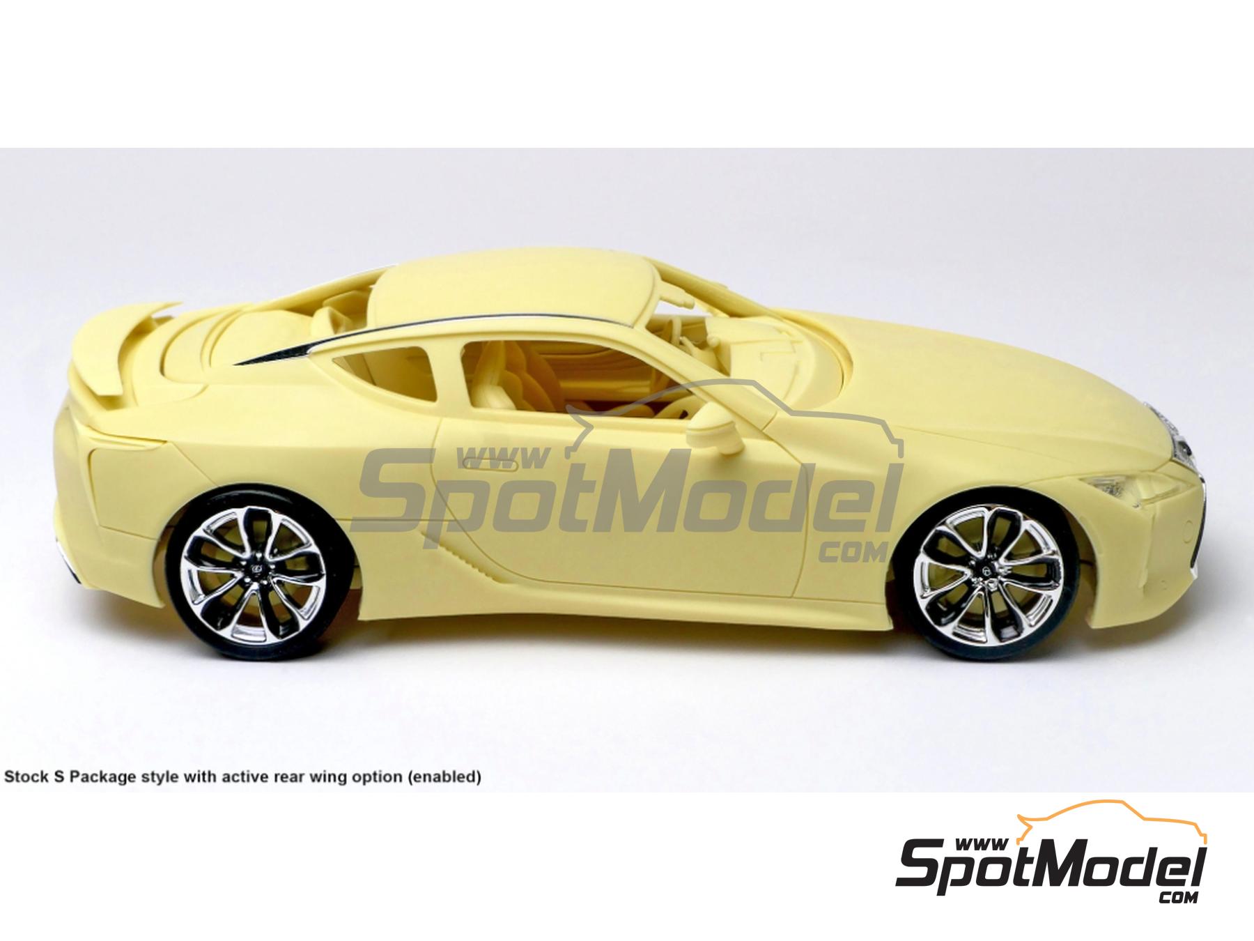 Kitbox PZY Model KB08-16: Car scale model kit 1/24 scale - Lexus LC500 S Package LHD Version ...